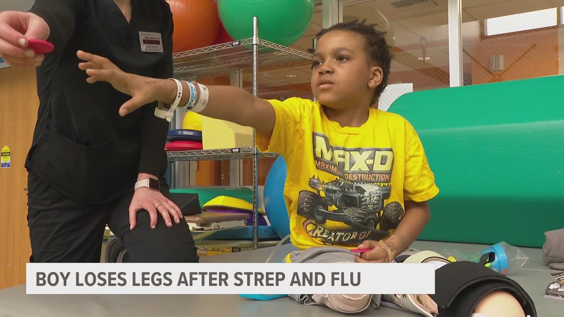 Michigan boy loses both legs after strep, flu | wzzm13.com