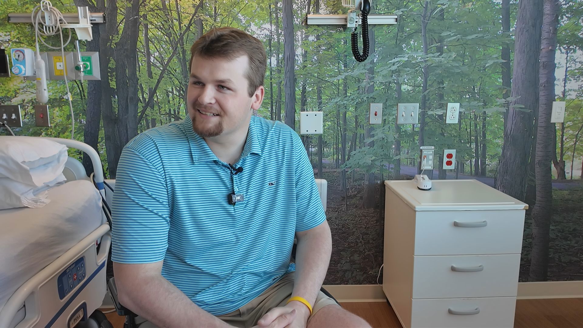 Man warns to jump in 'feet first' after diving injury | wzzm13.com