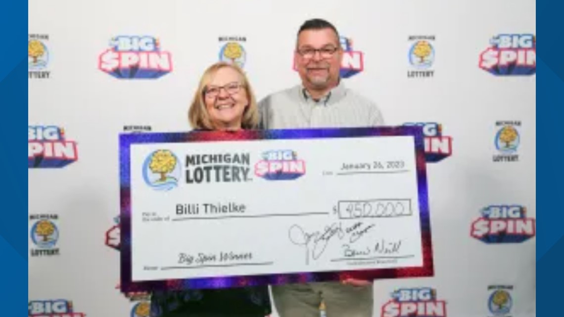 Kent Co. woman wins $450K on The Big Spin lottery game | wzzm13.com