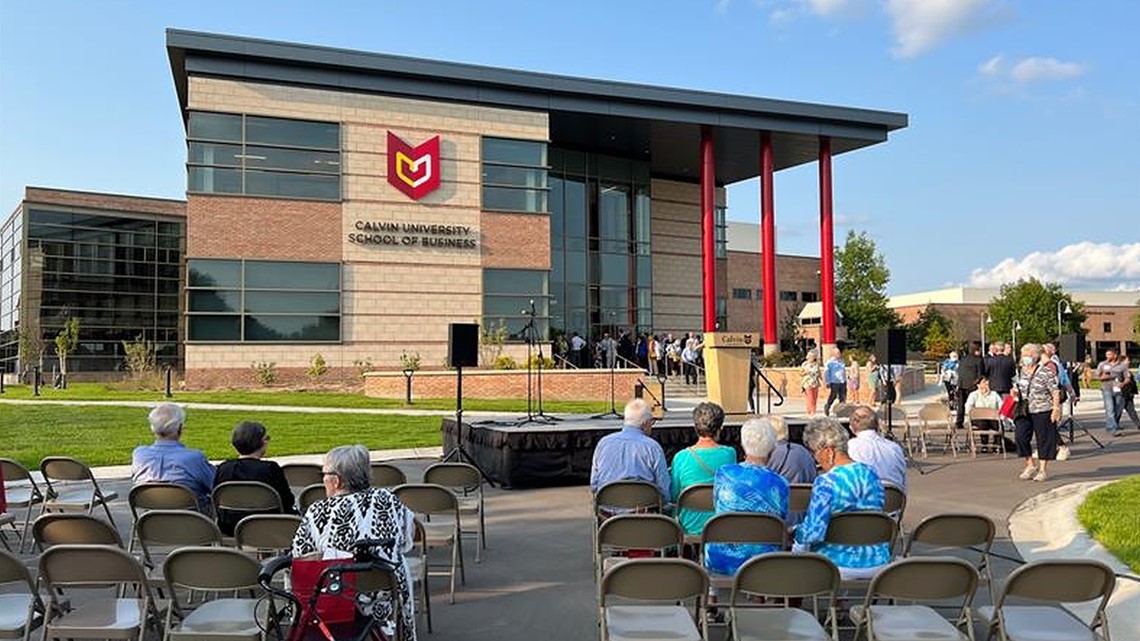 Calvin opens new business school with largest-ever donation | wzzm13.com