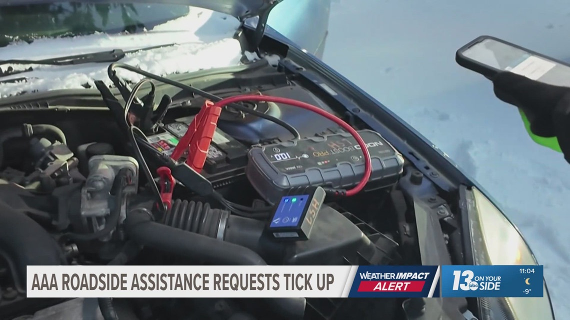 Frigid temps trigger 60% spike in AAA roadside calls; experts advise on ...