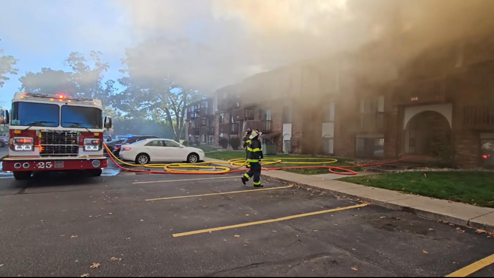 No one injured in Muskegon apartment fire | wzzm13.com