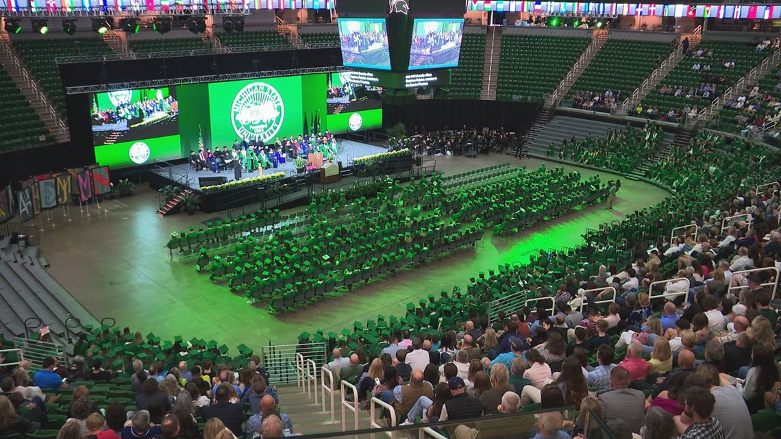 MSU class of 2023 reflects at graduation | wzzm13.com