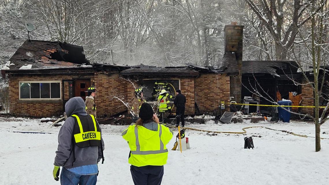 Multiple departments battle house fire in Muskegon | wzzm13.com