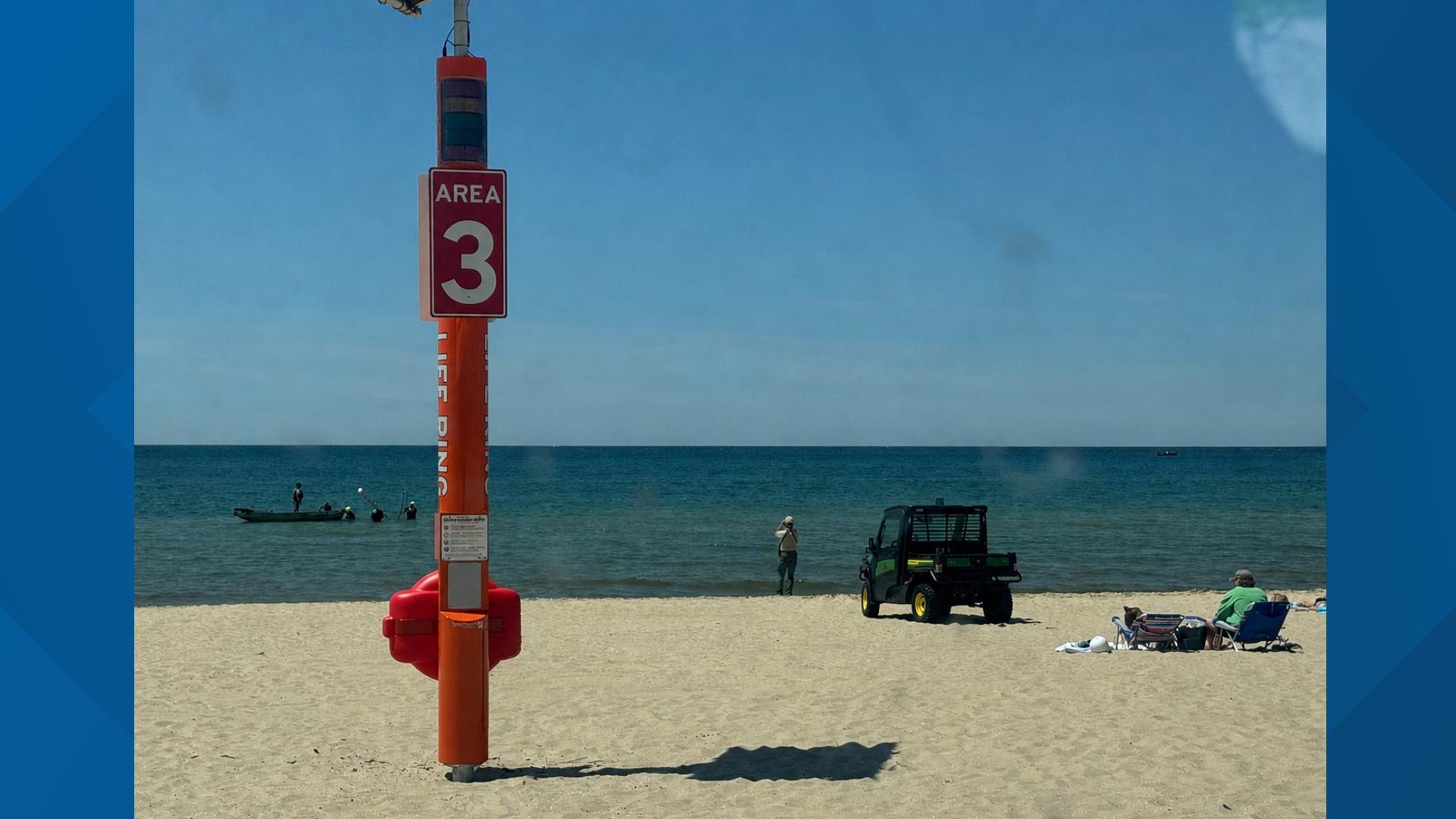 Grand Haven State Park installs swim buoys, begins daily water ...