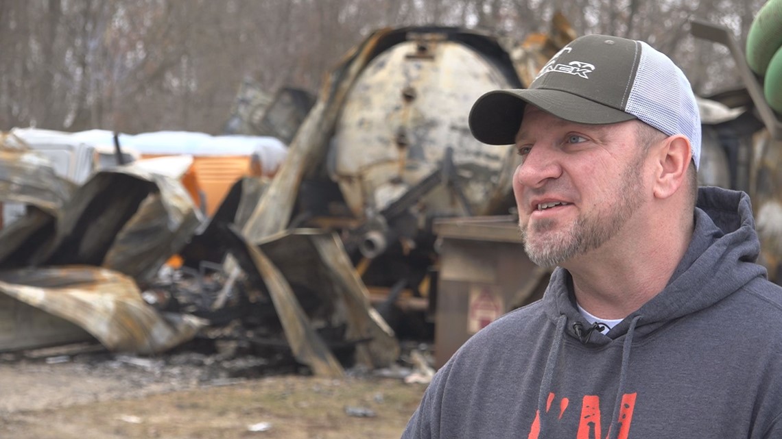 Rival lends truck to competitor after fire destroys entire fleet ...