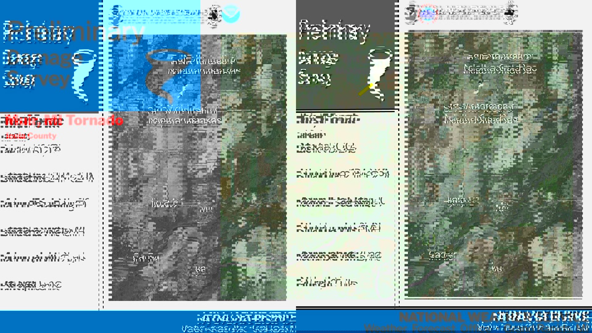 7 tornadoes touched down in Michigan during March 30, 2025 severe ...