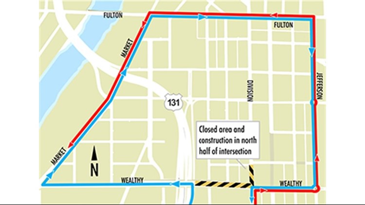 Wealthy Street construction starts Monday | wzzm13.com
