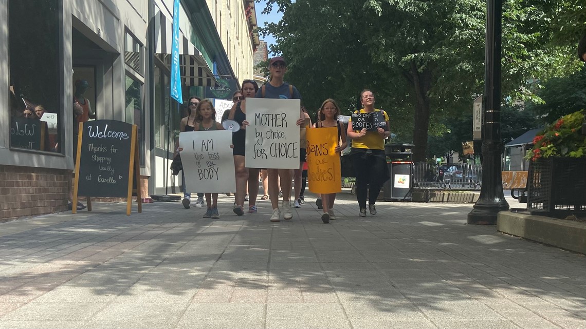 First time protest organizer hopes others will follow in her foot ...