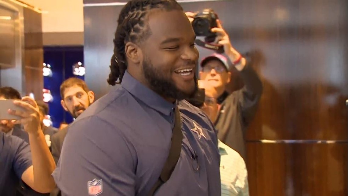 Mazi Smith introduced as a Dallas Cowboy | wzzm13.com