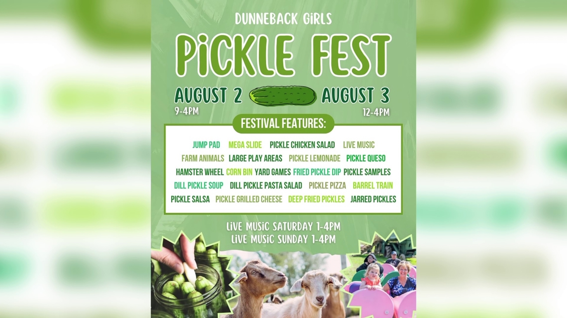 Ed Dunneback & Girls Farm hosts 2nd annual Pickle Fest | wzzm13.com