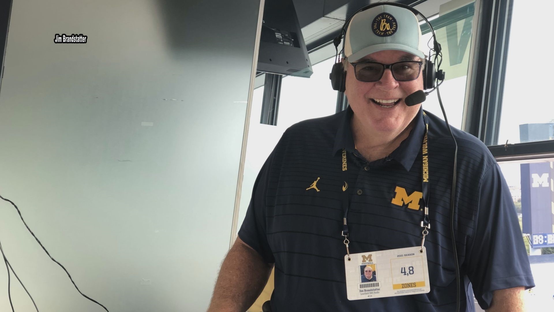 Jim Brandstatter reflects on calling his last game at U of M | wzzm13.com