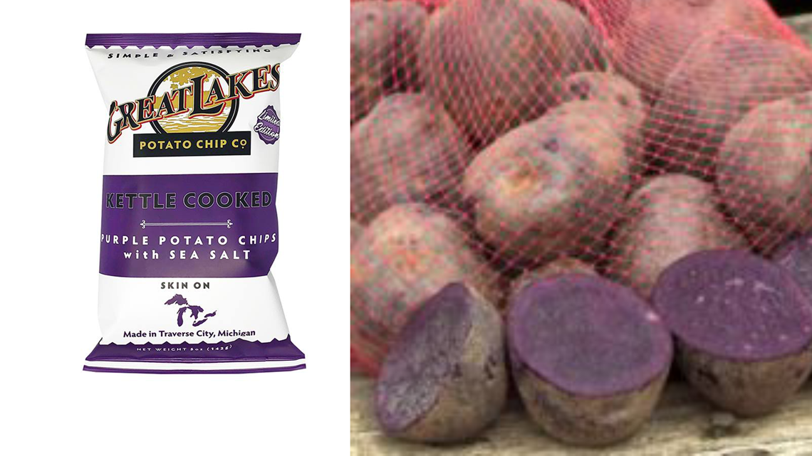 Michigan school researchers breed purple potato, make chips | wzzm13.com