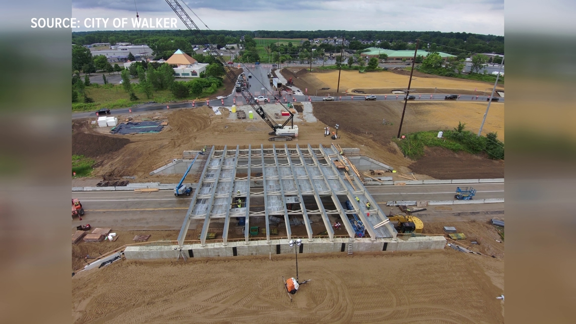 MDOT shares update on Fruit Ridge bridge construction | wzzm13.com