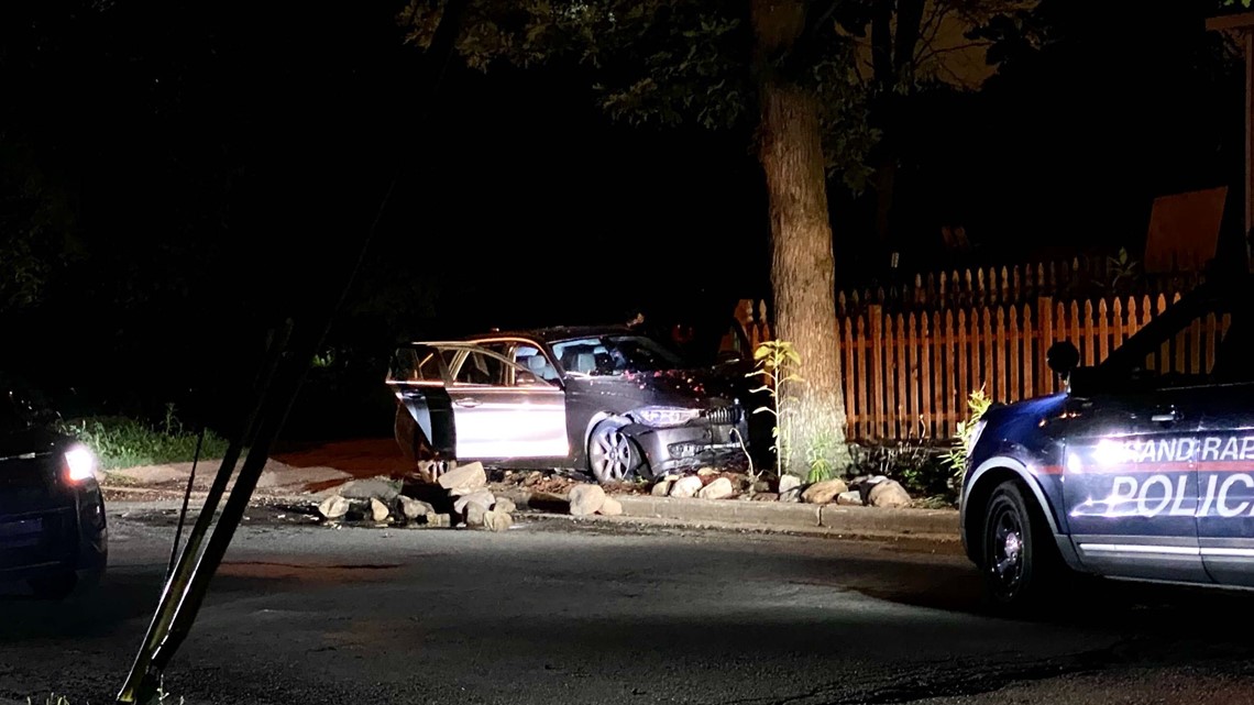 GRPD: Two arrested for vehicle theft after crashing BMW | wzzm13.com