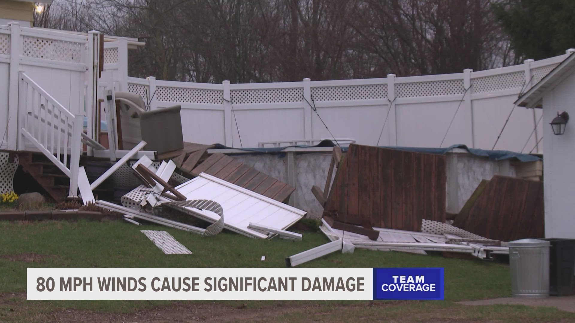 Severe storms, possible tornado cause damage in West Michigan | wzzm13.com