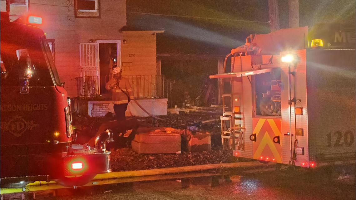 Fire in Muskegon Heights overtakes garage | wzzm13.com
