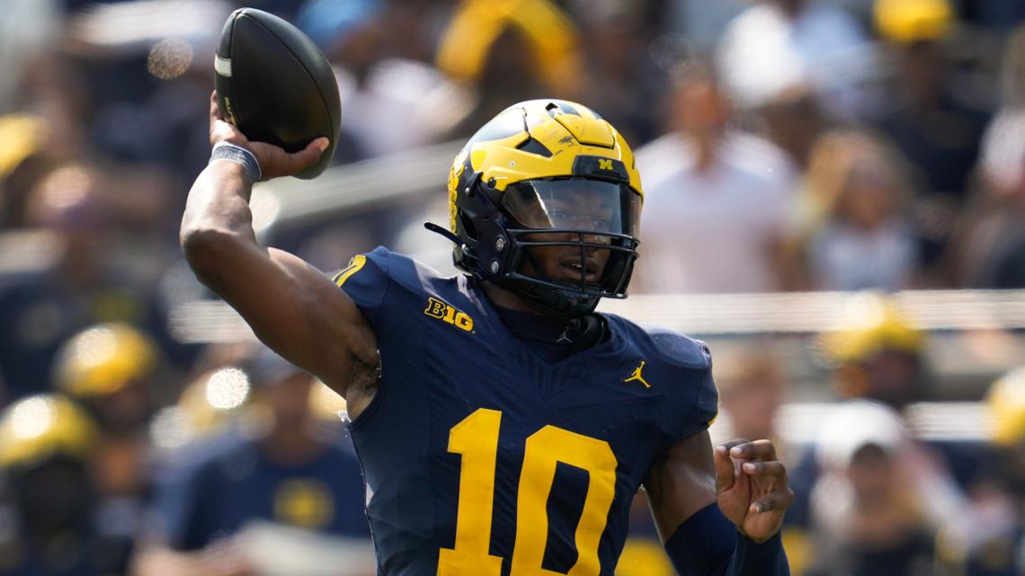 Alex Orji to start at QB for No. 18 Michigan against No. 11 USC ...