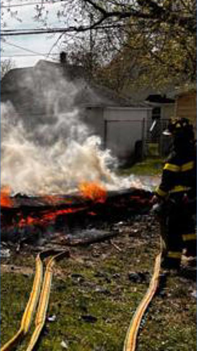 Cause of fire under investigation after detached garage destroyed ...