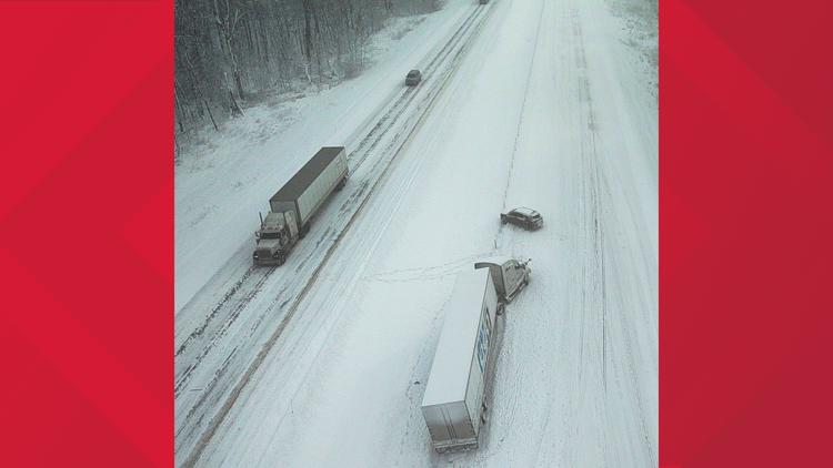 I-94 eastbound closed after 10 collisions, 5 slide-offs | wzzm13.com