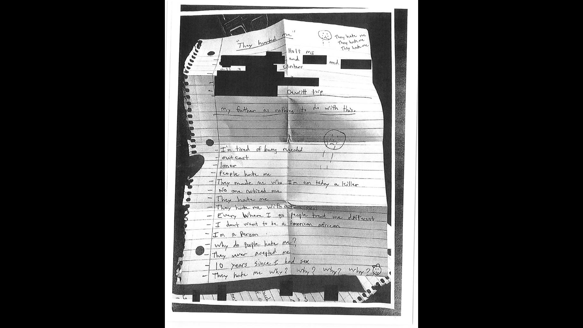 Police share note found on Michigan State Shooter Anthony McRae ...