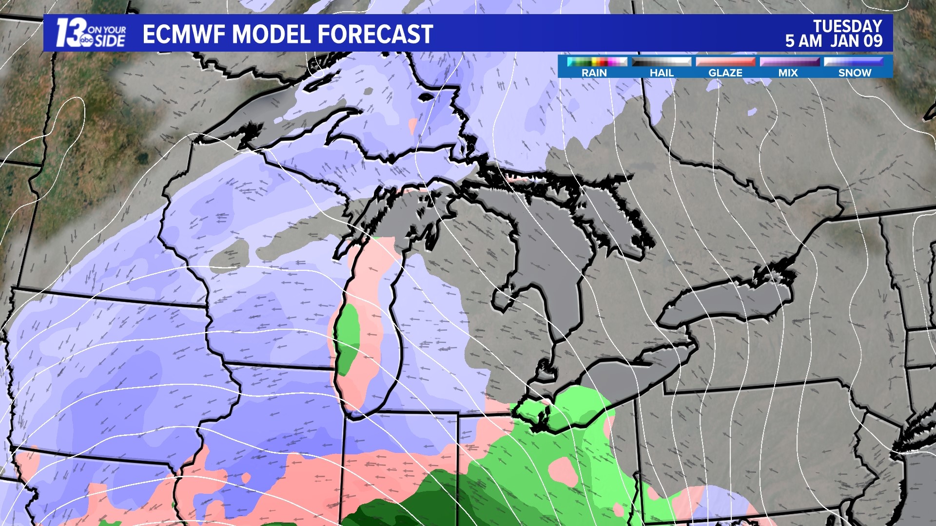 Tracking a potential winter storm next week | wzzm13.com