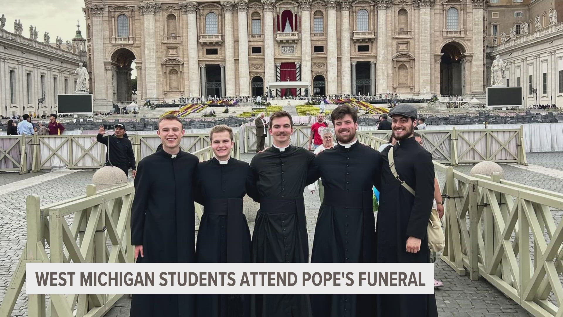 West MI students witness Pope Francis's impactful funeral | wzzm13.com
