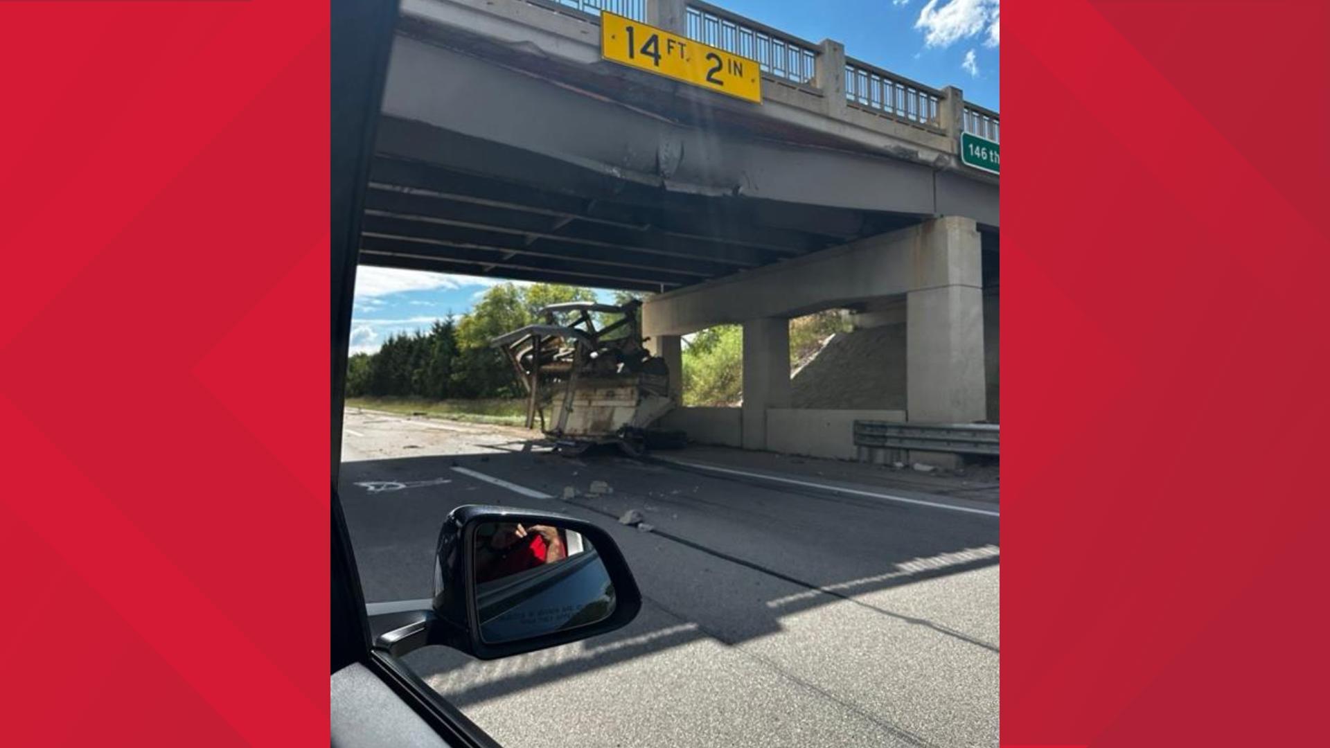 Semi hits overpass, portion of US-131 could be closed for 2-4 weeks ...