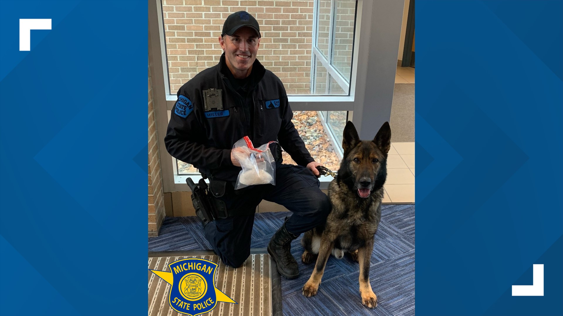 MSP Marshall Post grieving loss of K9 | wzzm13.com