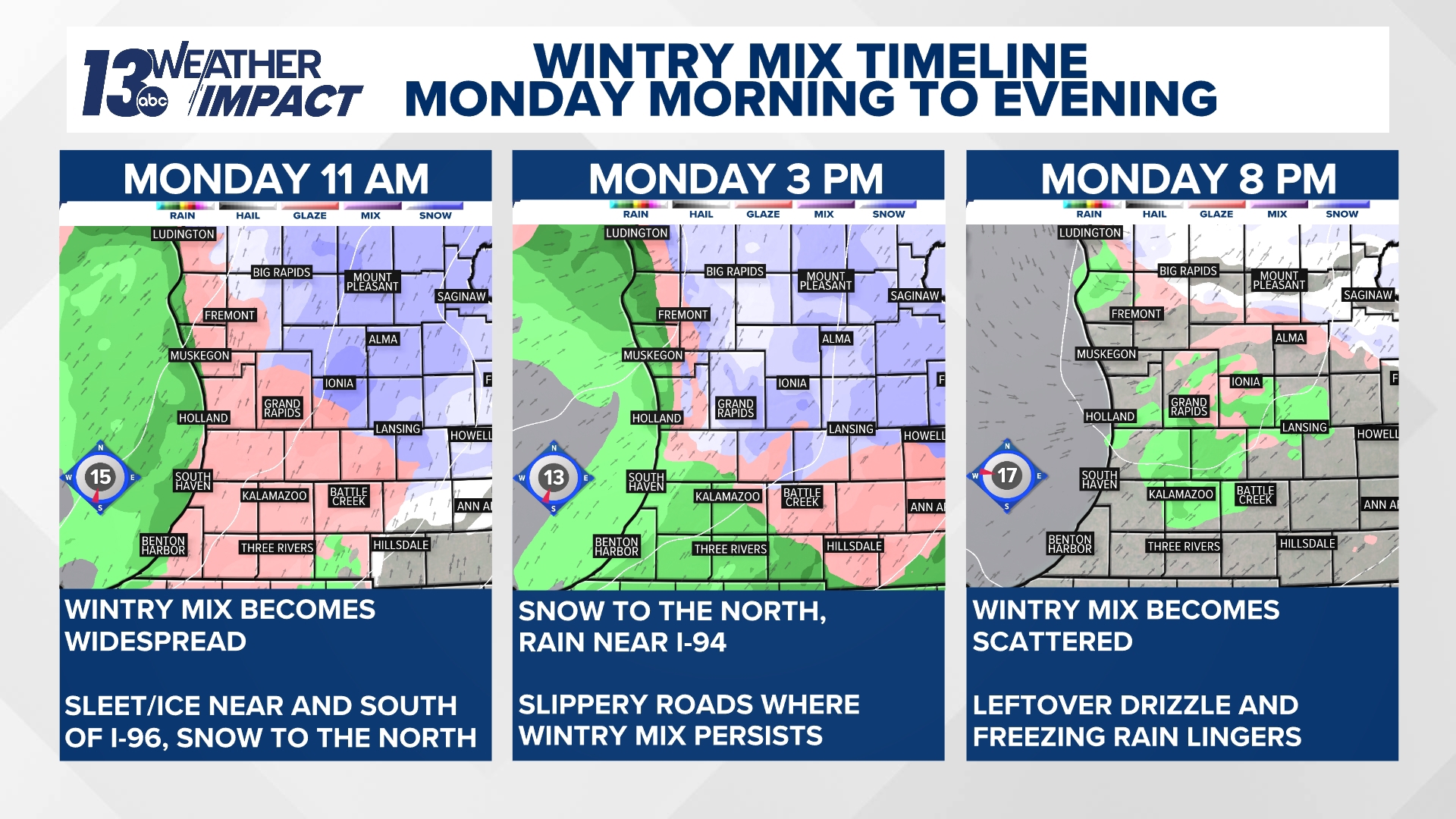 Wintry Mix to Cause Slippery Travel Conditions Ahead of Christmas ...