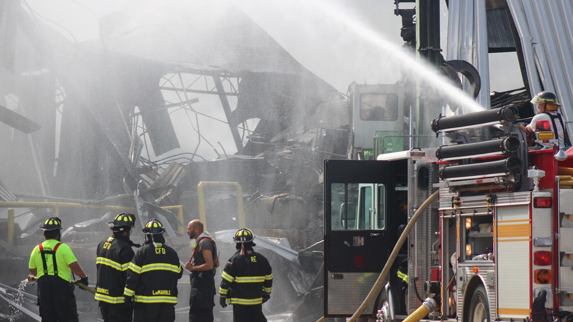 Cheboygan paper mill fire closes roads, prompts shelter in place ...