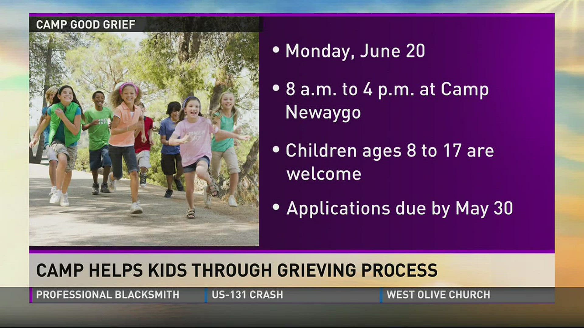 Camp Good Grief helps kids cope with loss | wzzm13.com