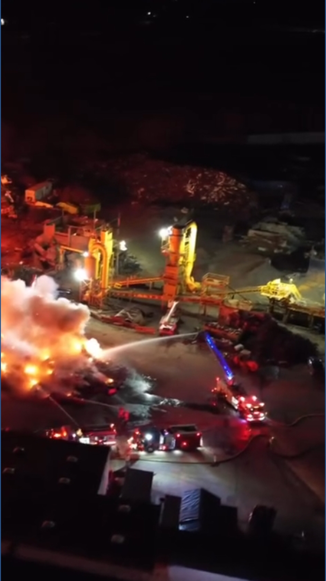 Kalamazoo Public Safety respond to fire at Kalamazoo Metal recyclers ...