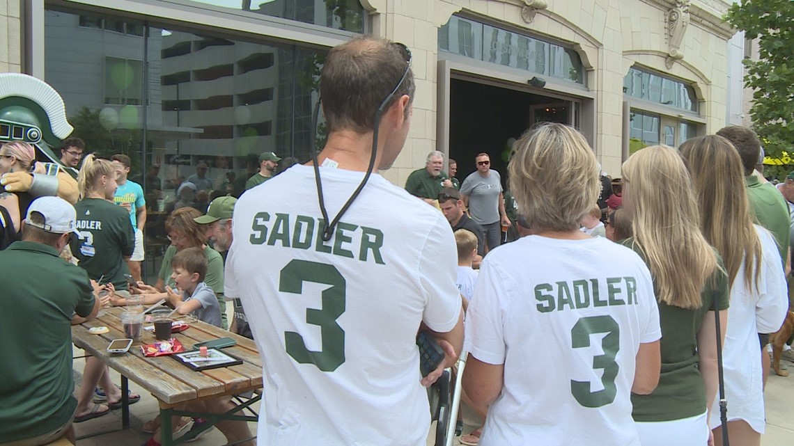 MSU comes together for annual Mike Sadler celebration | wzzm13.com