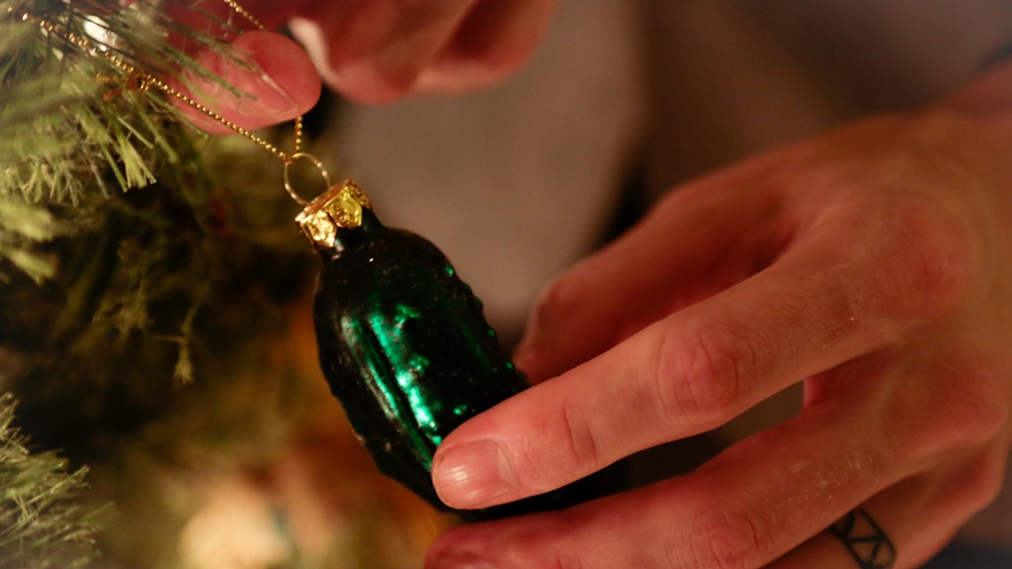 DIY Christmas pickle ornaments | wzzm13.com