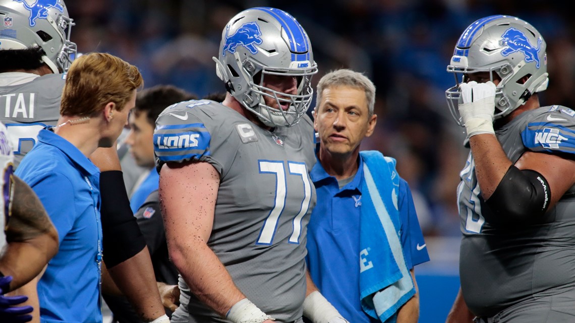 Source: Lions center Frank Ragnow has season-ending toe injury | wzzm13.com