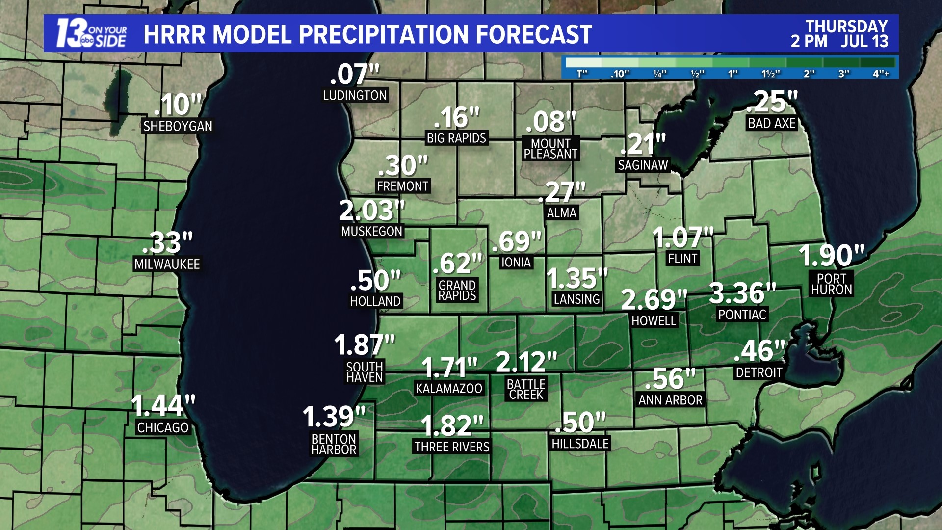 Heavy Rain Expected for West Michigan | wzzm13.com