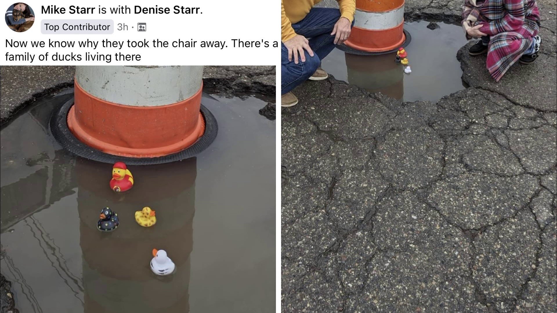 Grand Haven pothole finally filled after going viral | wzzm13.com