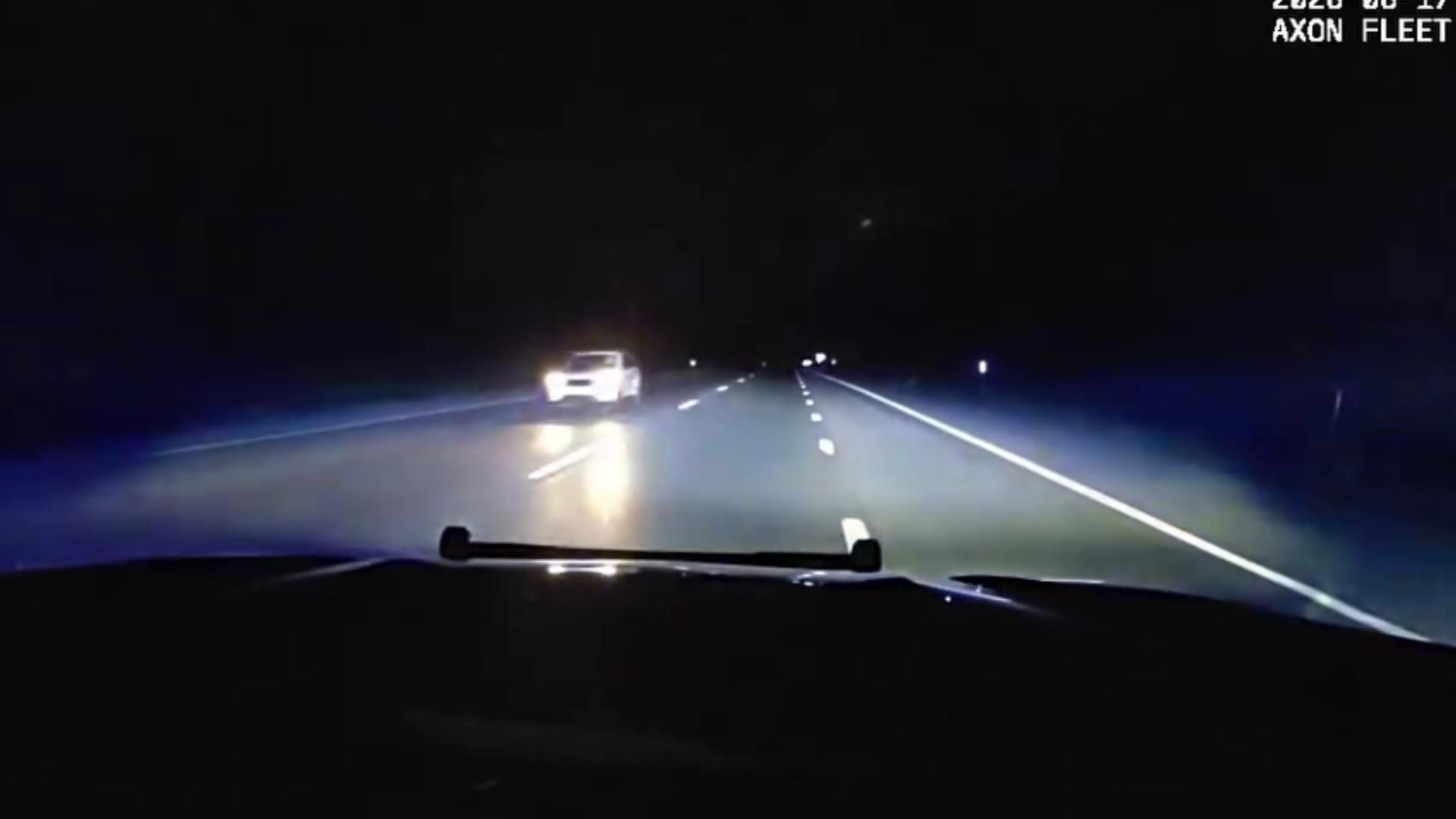 DASH CAM | Walker police stop wrong-way driver on I-96 | wzzm13.com