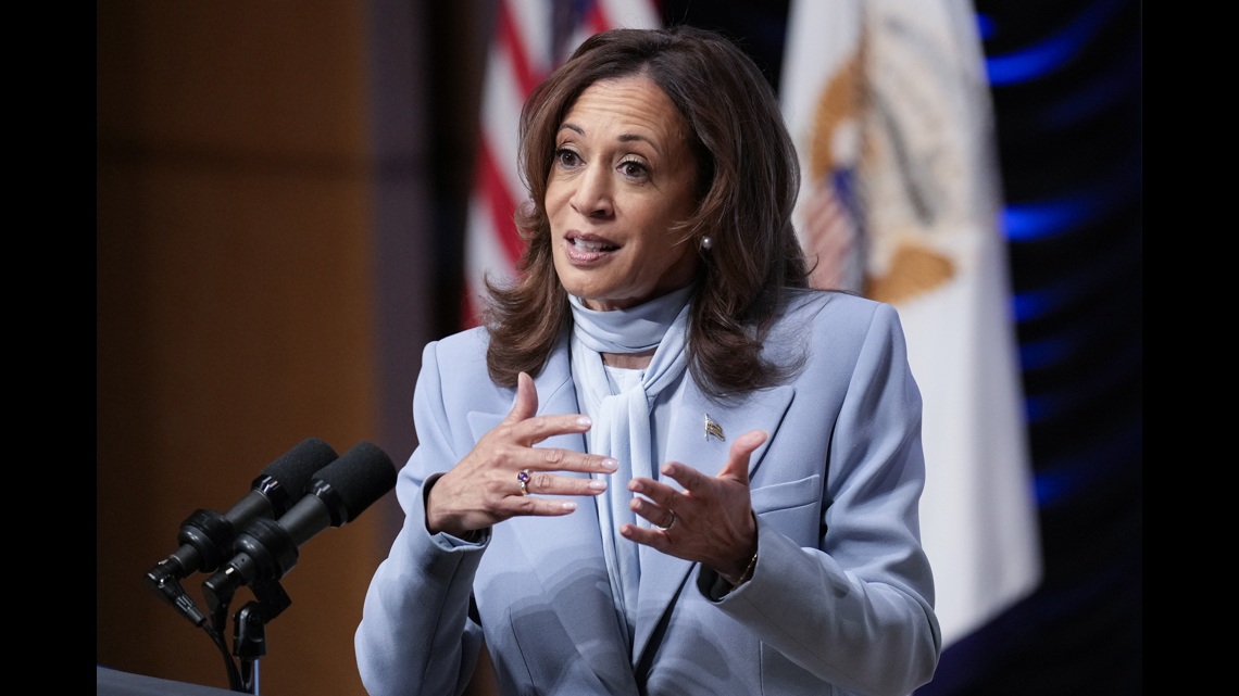 Vice President Harris holding campaign event in Farmington Hills ...