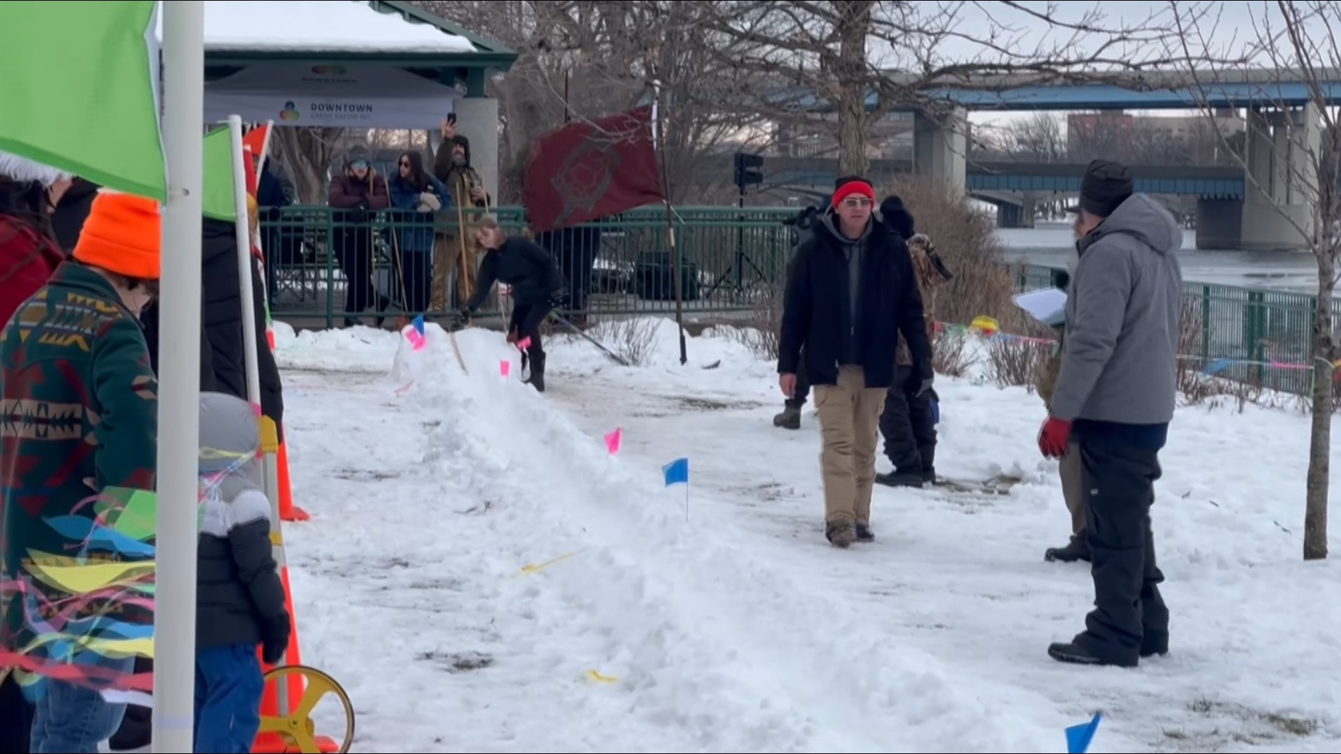 Snow snake competition returns to GR | wzzm13.com