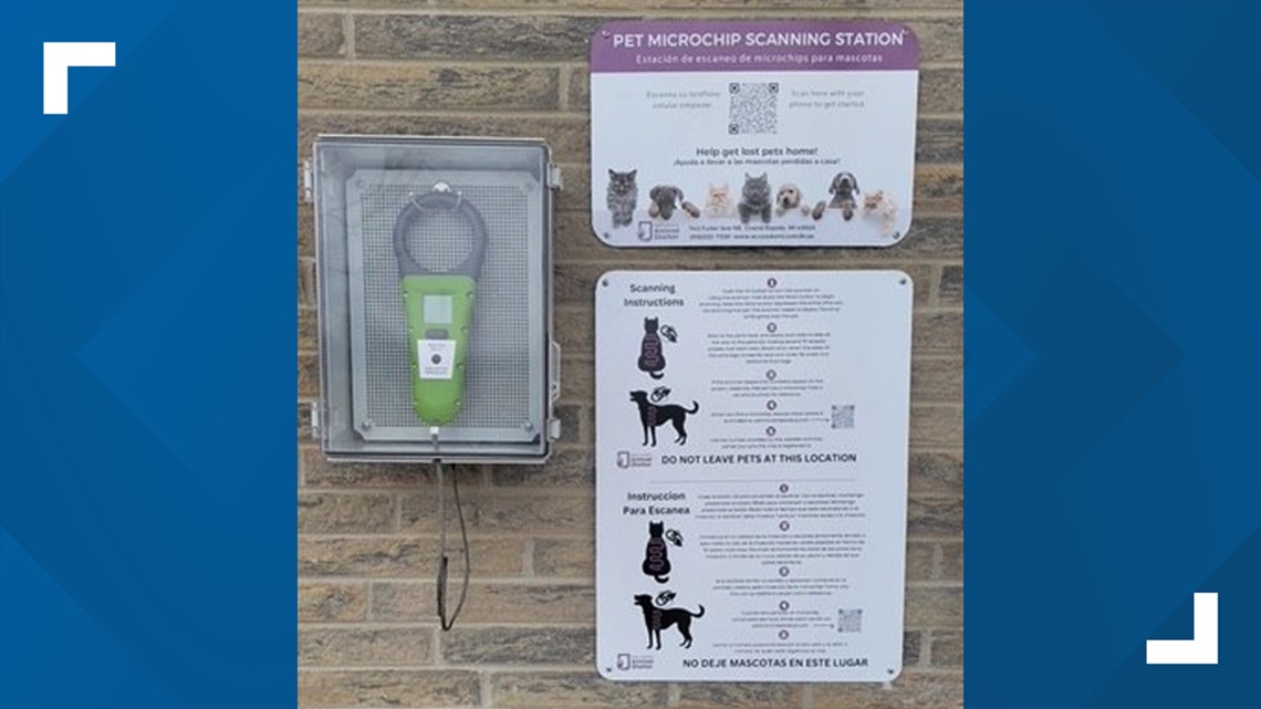 24-hour microchip scanning station installed in Cedar Springs | wzzm13.com