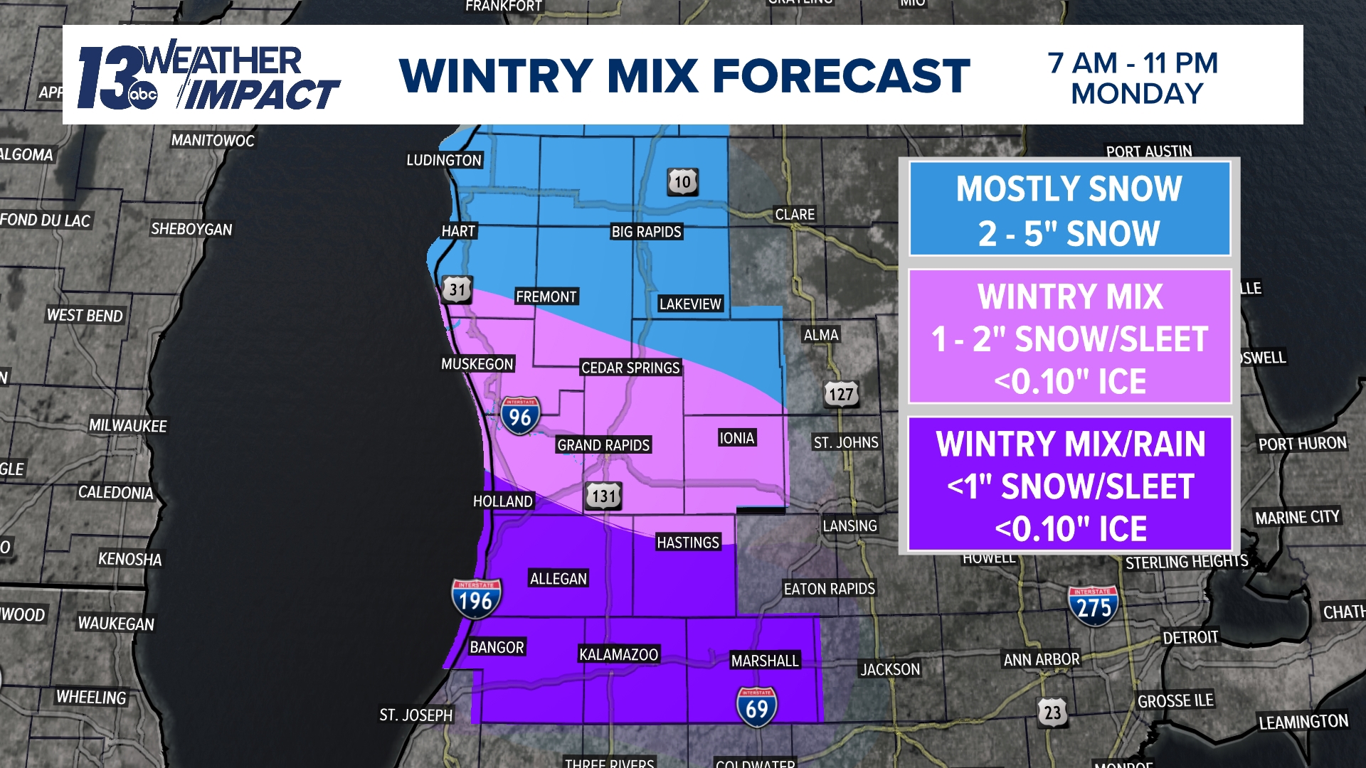 Wintry Mix to Cause Slippery Travel Conditions Ahead of Christmas ...