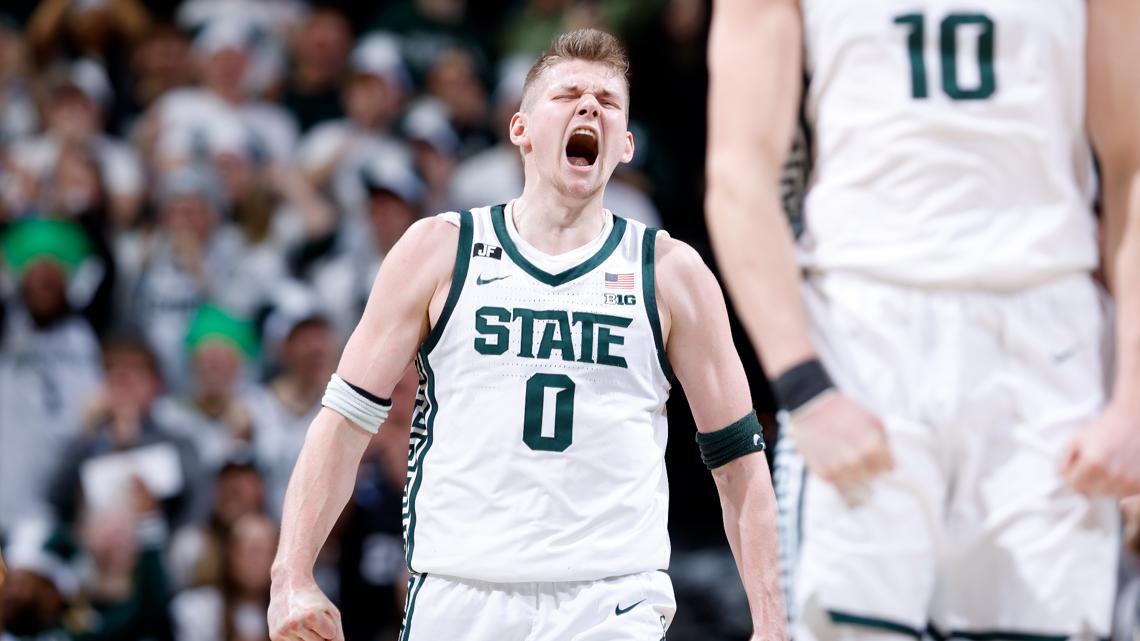 No. 14 Michigan State beats No. 13 Purdue 75-66 | wzzm13.com