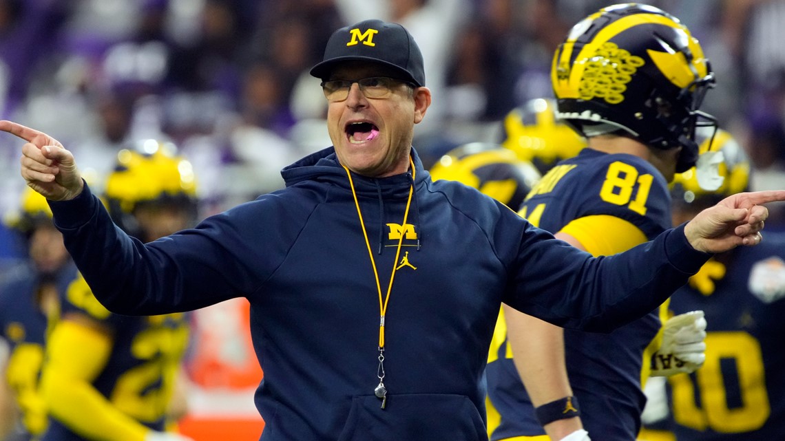 Jim Harbaugh facing 4-game suspension for breaking NCAA rules | wzzm13.com