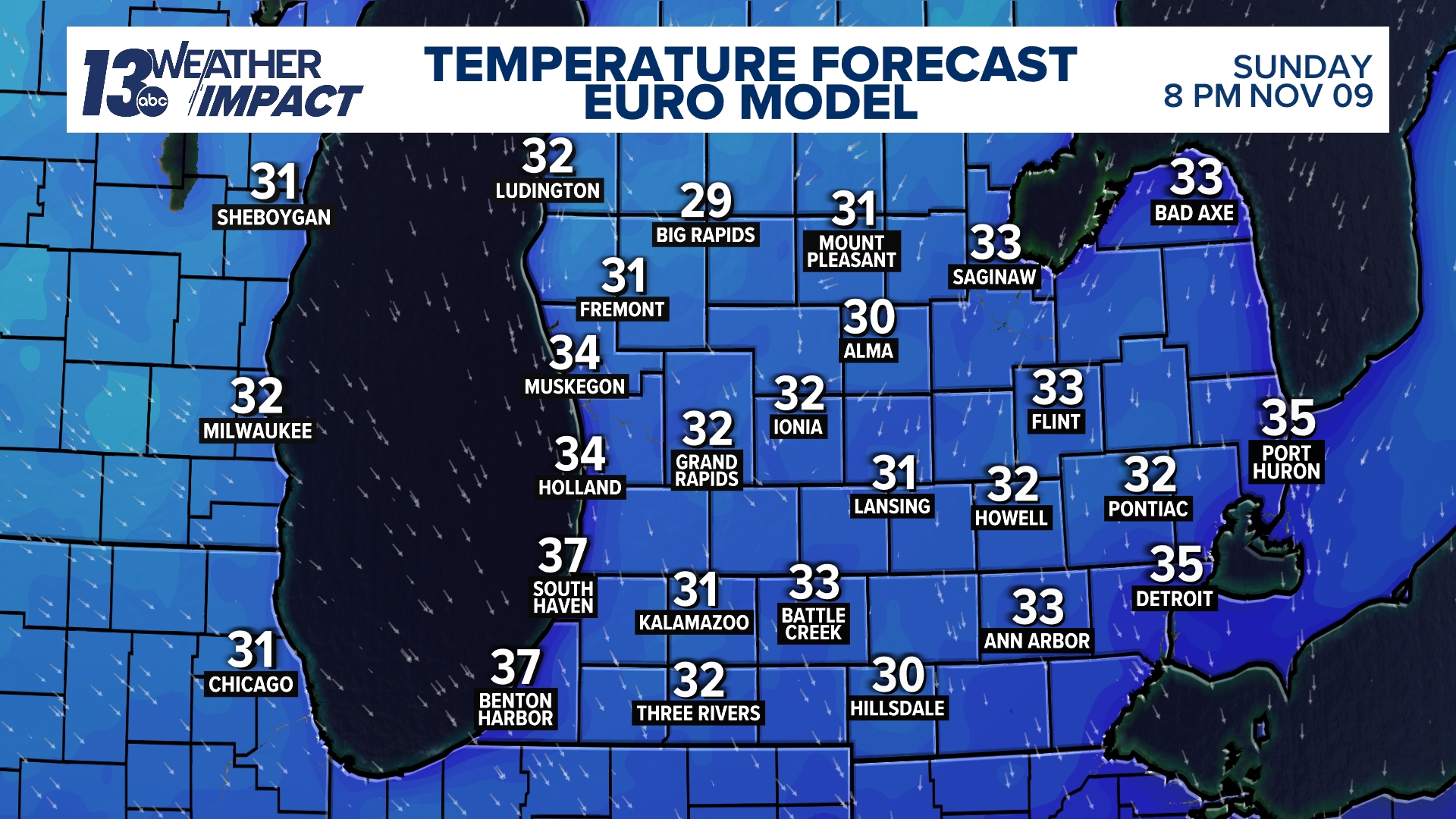 Light snow accumulation expected Saturday night into Sunday, lake ...