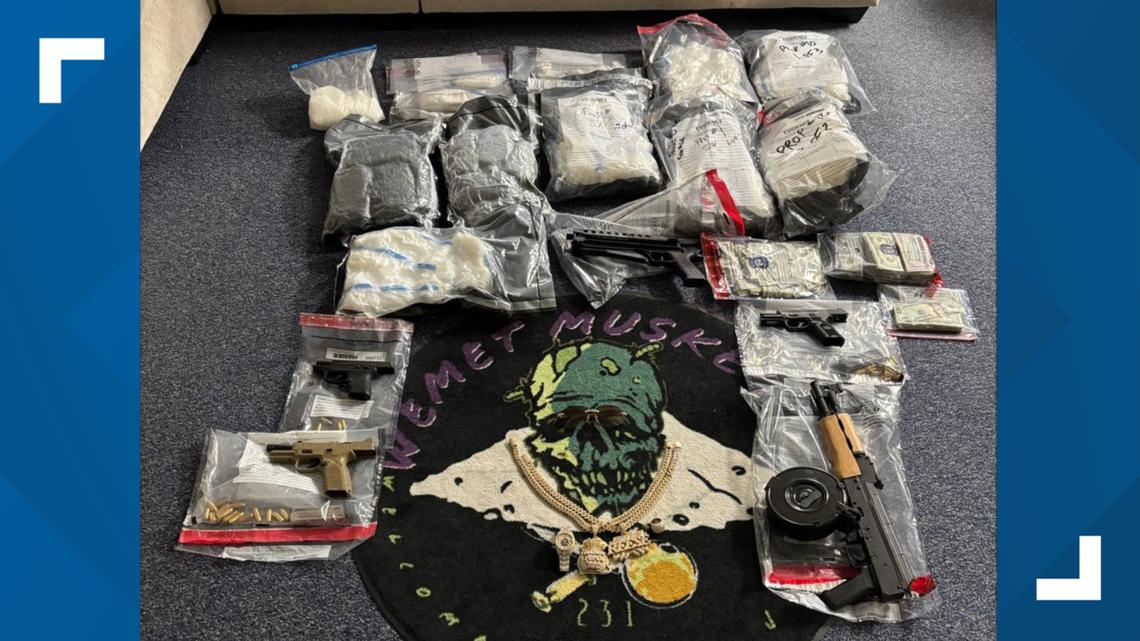 Nearly 100 pounds of meth, several firearms seized from Muskegon and ...