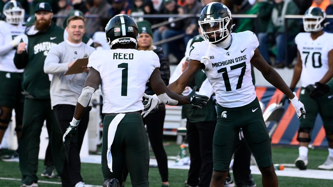 Michigan State halts skid by upending Illinois | wzzm13.com