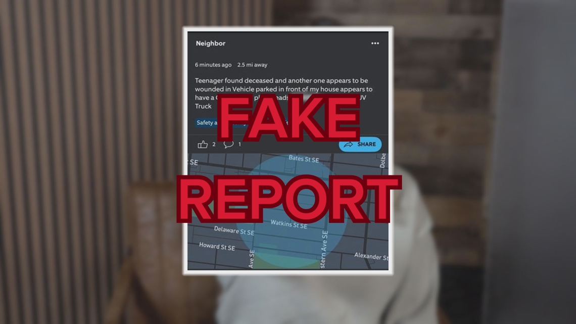 How can you verify fake crime reports? | wzzm13.com