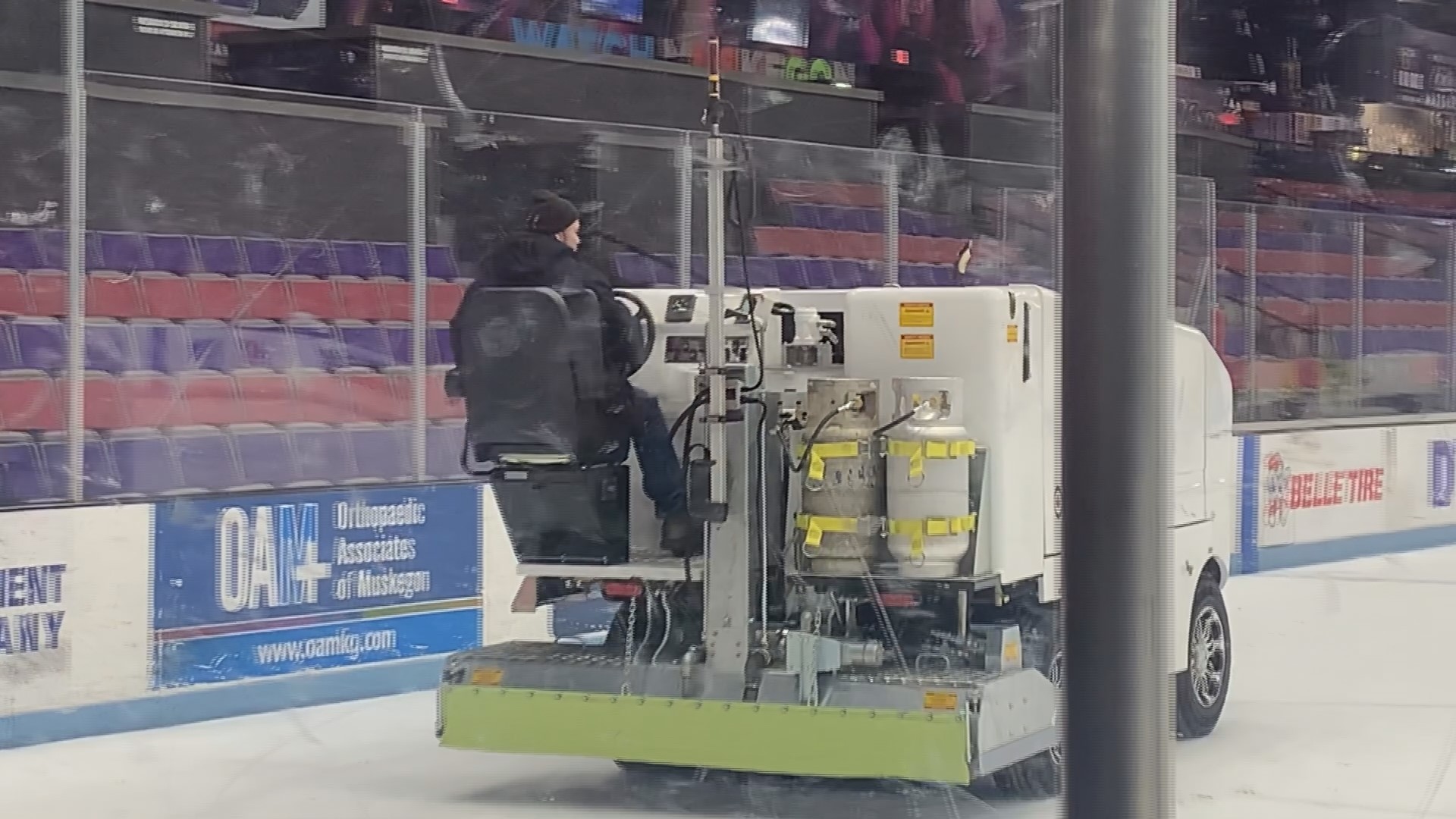 Take a look at what's maintaining the ice at Mercy Health Arena ...